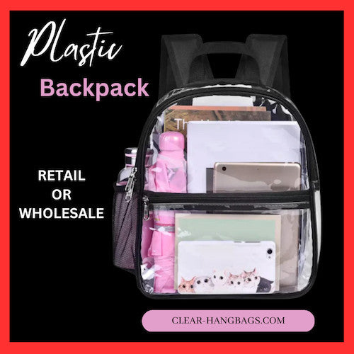 Plastic Backpack – Clear-Handbags.com