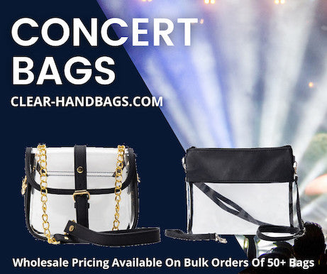 Clear Concert Bags – Clear-Handbags.com