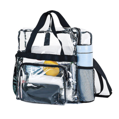 Clear Bag Stadium Approved Clear Tote Bag 12x12x6 For Sporting Events ...